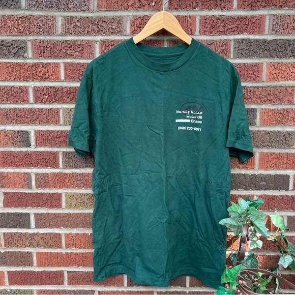 RVCA | Shirts | Rvca Forest Green And Black Graphic Recycle Short ...